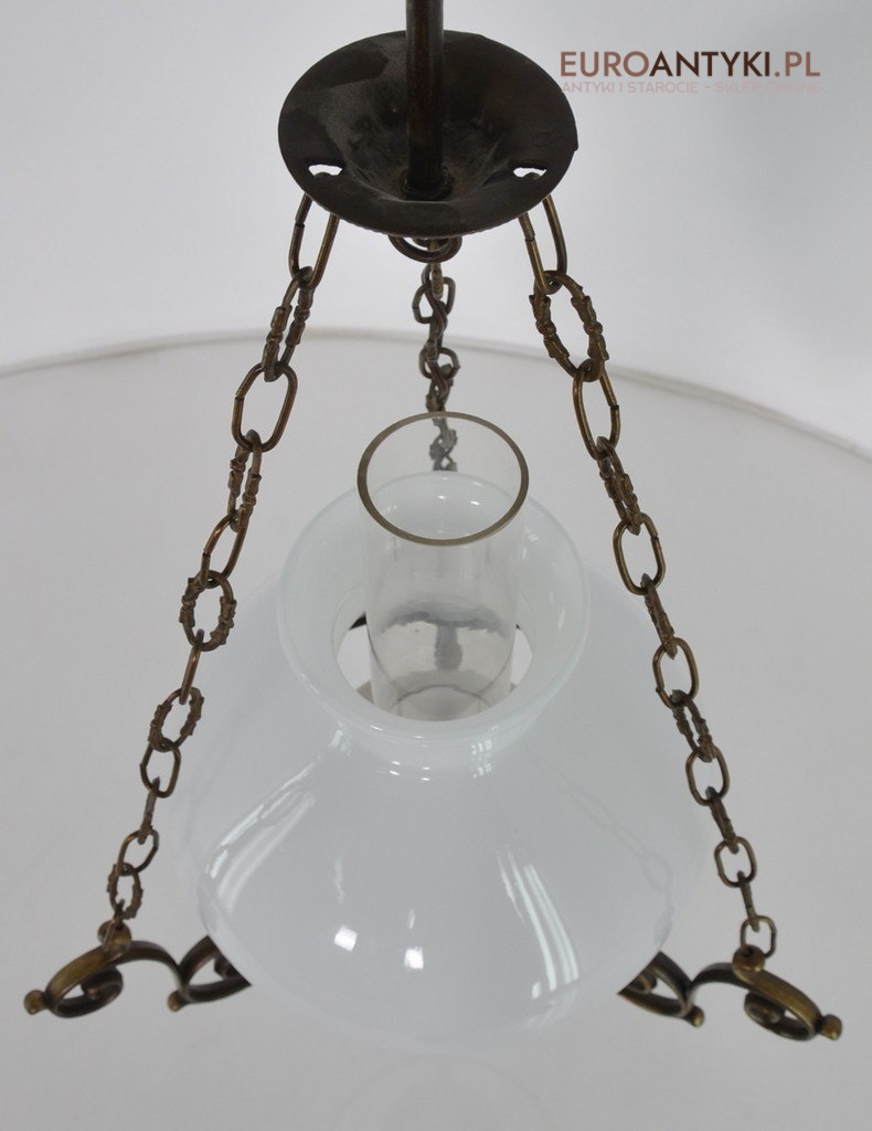 RUSTYKALNA KLASYCZNA STARA LAMPA DO GANKU GANKA HOLU WIATROŁAPU LAMPKA ...